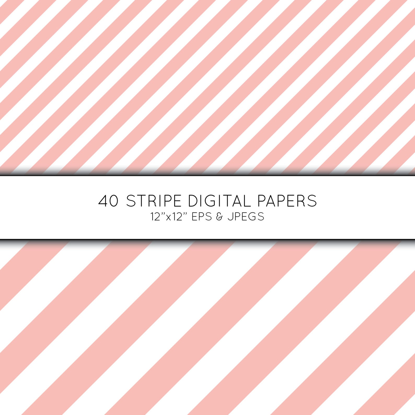 Stripe Digital Paper Striped Scrapbook Paper Stripes Digital - Etsy