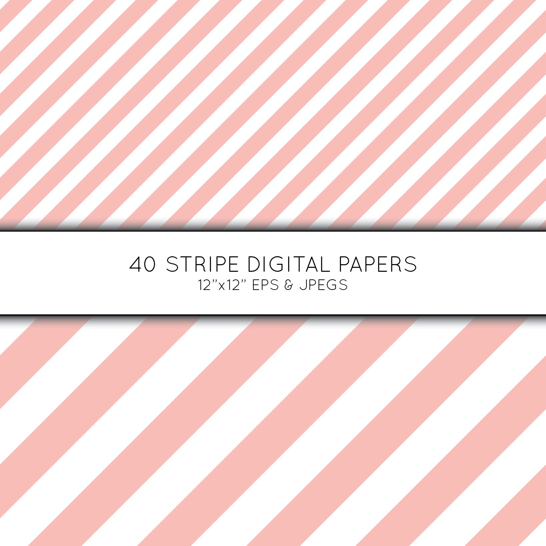 Stripe Digital Paper Striped Scrapbook Paper Stripes Digital - Etsy