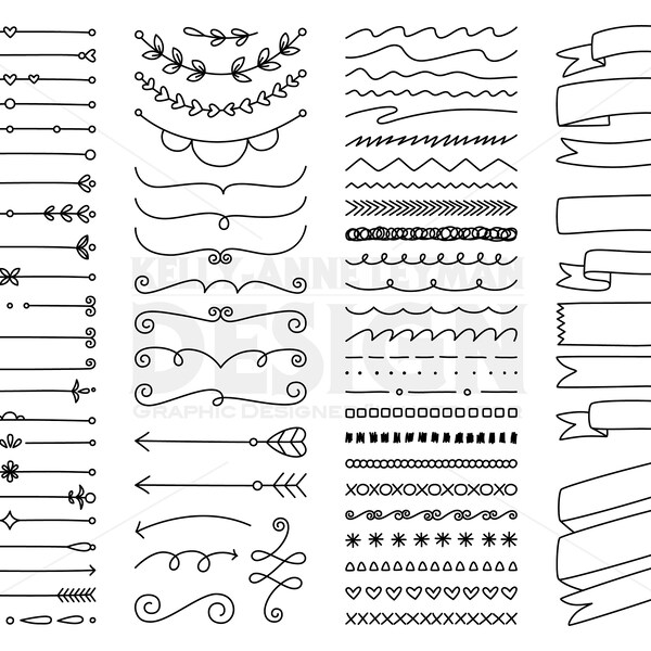 Doodle Border - Etsy