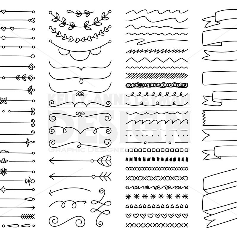 Doodle Dividers - Etsy