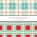 Plaid Digital Paper, Buffalo Plaid Scrapbook Paper, Check Digital Paper ...