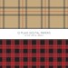 Plaid Digital Paper, Buffalo Plaid Scrapbook Paper, Check Digital Paper ...