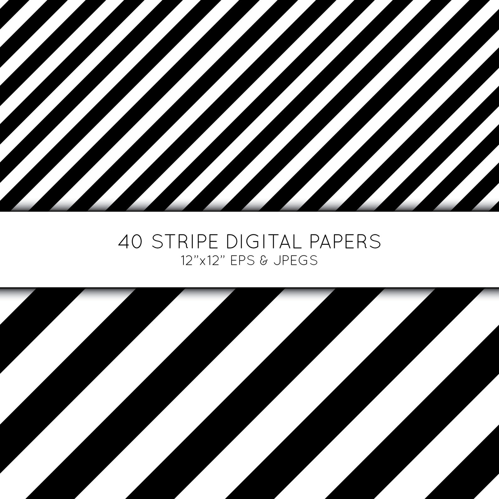 Stripe Digital Paper Striped Scrapbook Paper Stripes Digital - Etsy