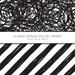 Hand Drawn Scrapbook Paper, Doodle Digital Paper, Black & White ...