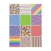 Rainbow Digital Paper, Geometric Scrapbook Paper, Digital Paper Pack ...