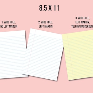 School Digital Paper, Pre School Paper, Note Paper, Dot Grid Paper ...