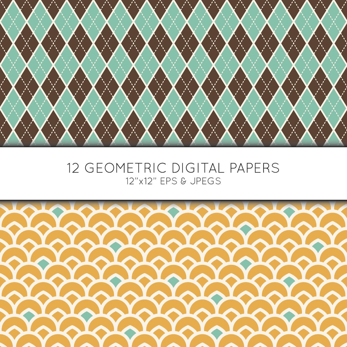 Fall Scrapbook Paper, Autumn Digital Paper, Retro Digital Paper Pack ...