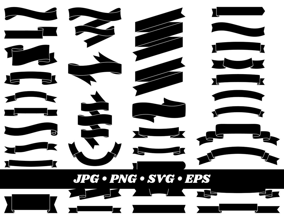 Digital Ribbons Clipart, Digital Labels, Digital Banner Clip Art ...