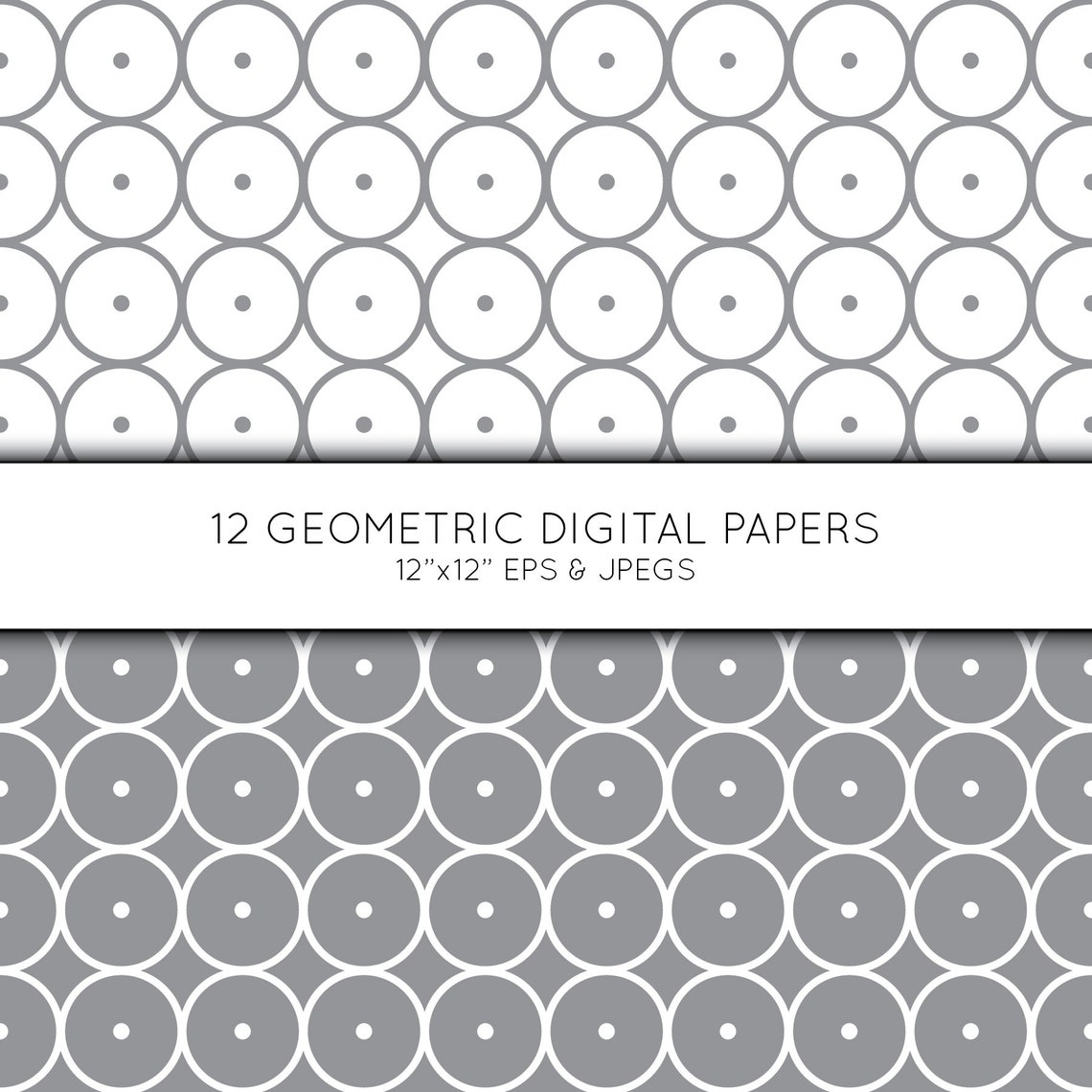 Geometric Digital Paper Geometric Scrapbook Paper Digital - Etsy