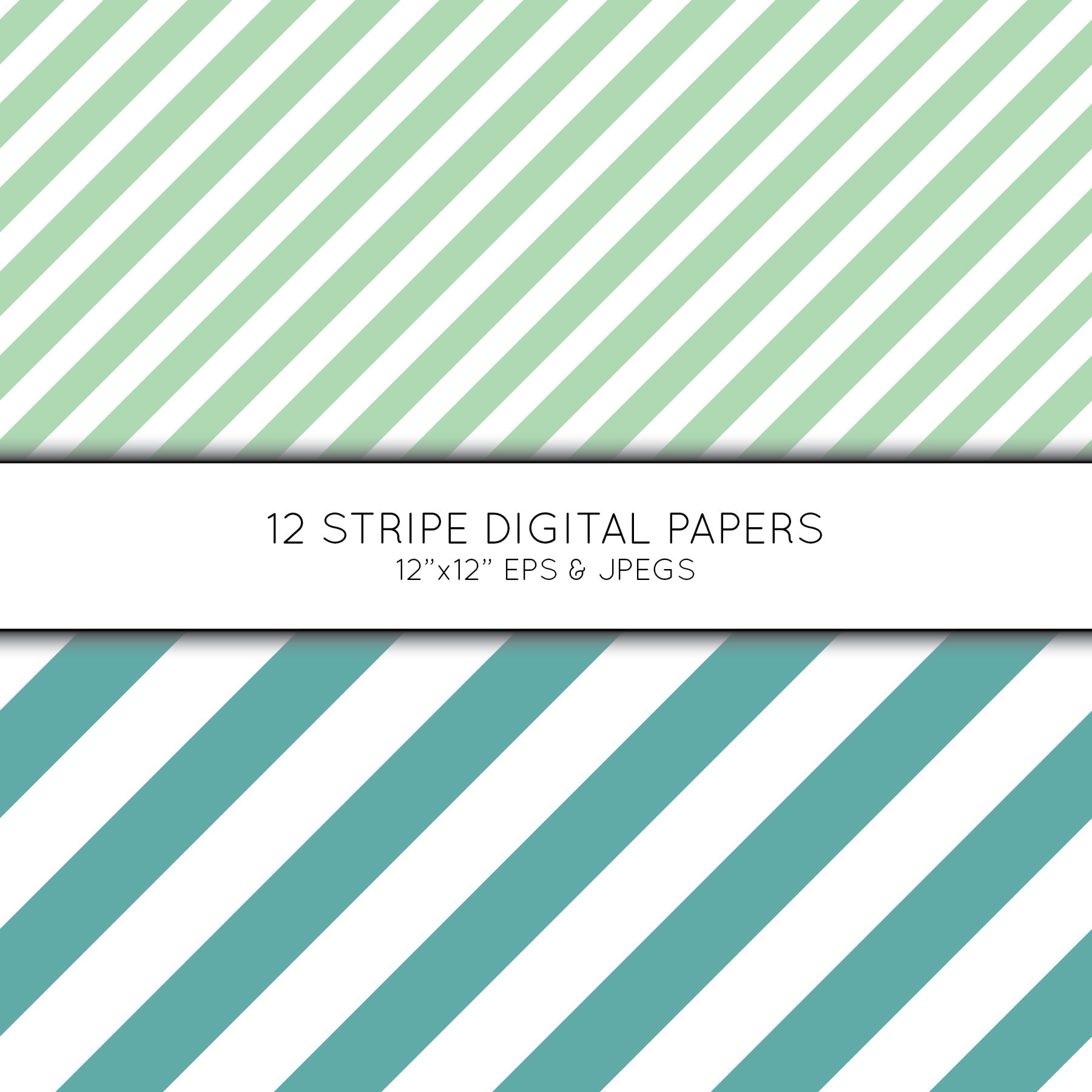 Stripe Digital Paper Striped Scrapbook Paper Stripes Digital | Etsy