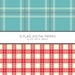 Plaid Digital Paper, Buffalo Plaid Scrapbook Paper, Check Digital Paper ...