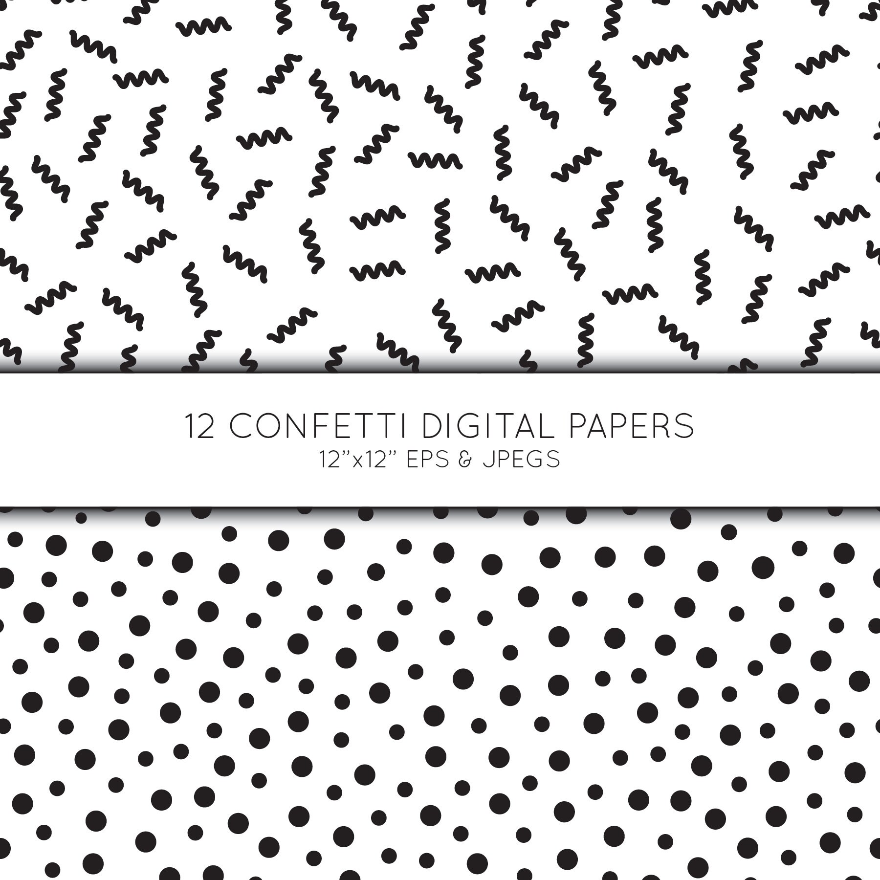 Party Digital Paper, Confetti Scrapbook Paper, Sprinkles, Digital Paper ...