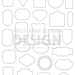 Digital Frames Clipart, Digital Labels Clip Art Set, Digital Clip Art ...