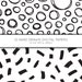 Hand Drawn Scrapbook Paper, Doodle Digital Paper, Black & White ...