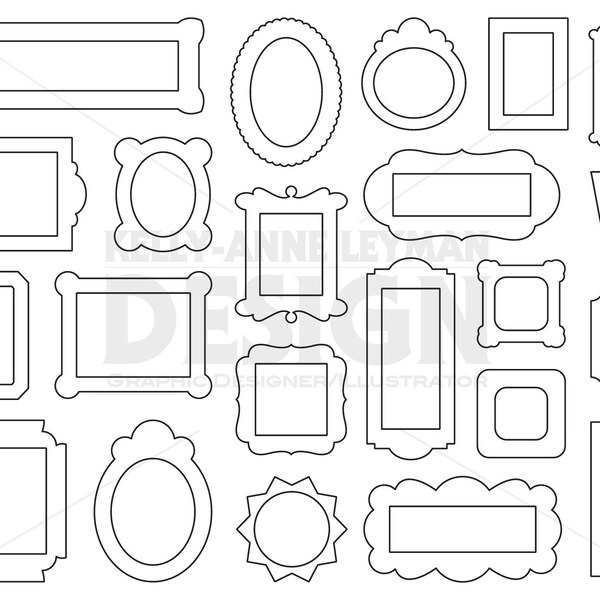 Labels Clip Art - Etsy
