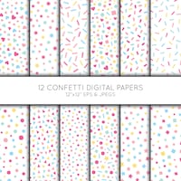 Hand Drawn Digital Border Clipart, Brush Strokes, Design Elements ...