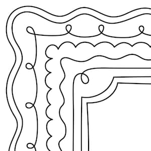 Frames Clipart, Border Clipart, 8.5 X 11, Page Border, Hand Drawn ...