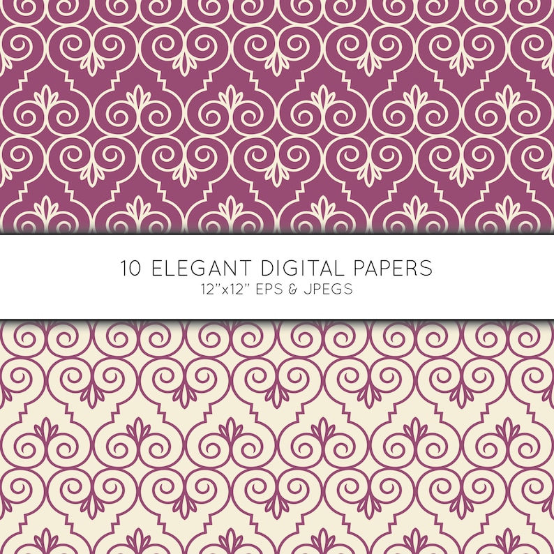 Geometric Digital Paper Geometric Scrapbook Paper Digital - Etsy