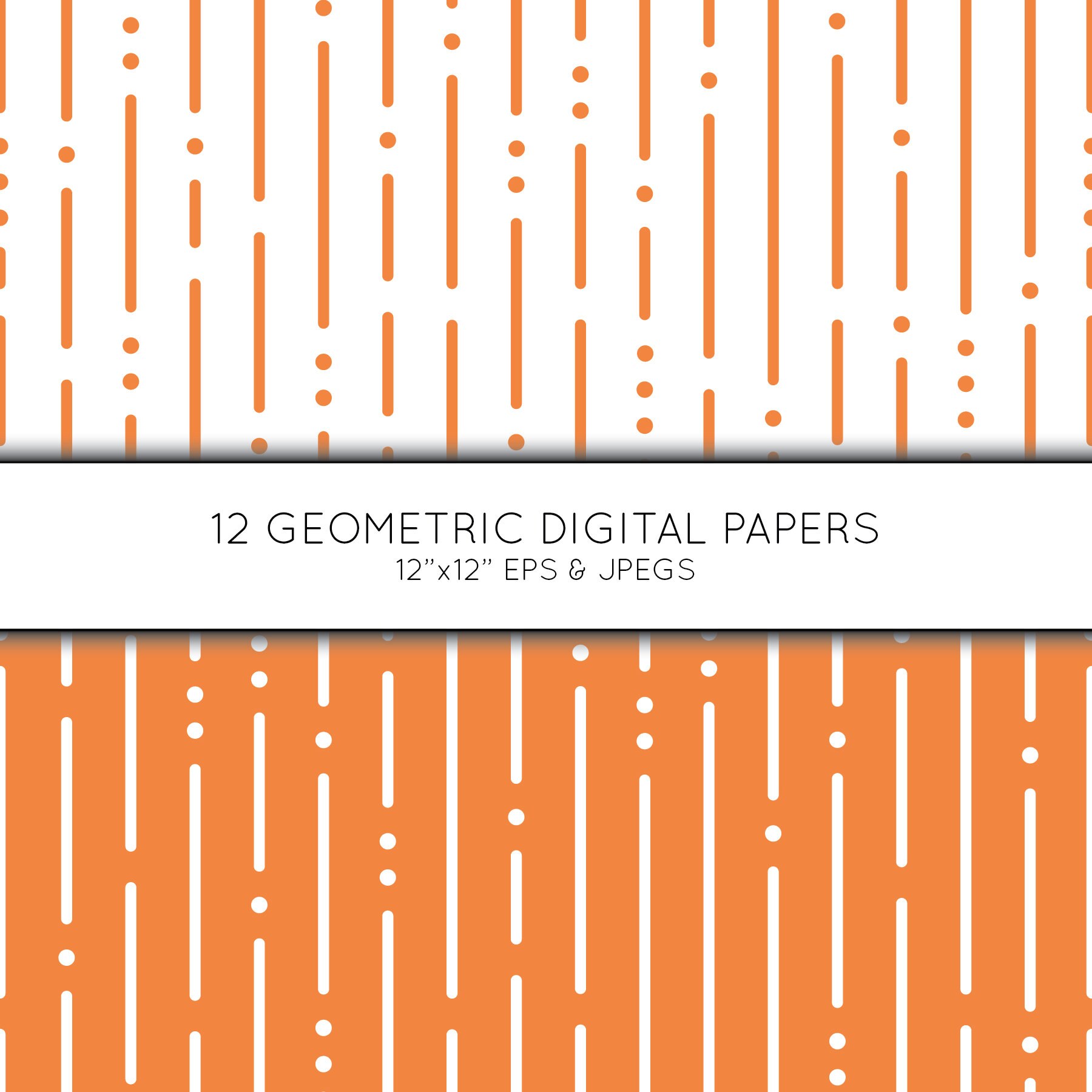 Geometric Digital Paper, Geometric Scrapbook Paper, Digital Paper Pack ...