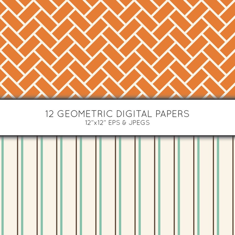 Fall Scrapbook Paper Autumn Digital Paper Retro Digital - Etsy