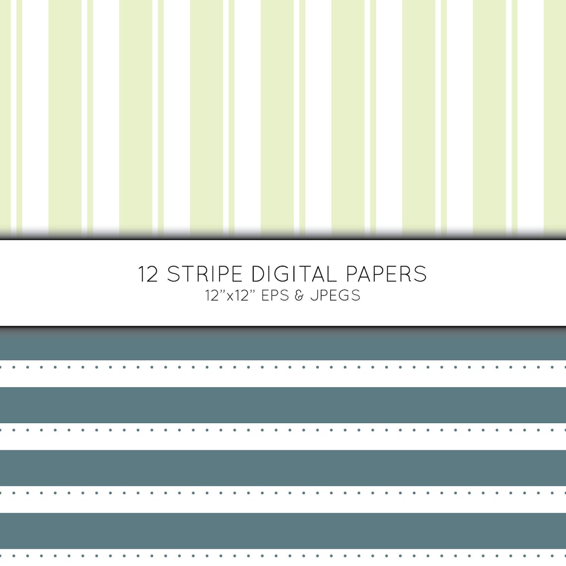 Stripe Digital Paper Striped Scrapbook Paper Stripes Digital | Etsy