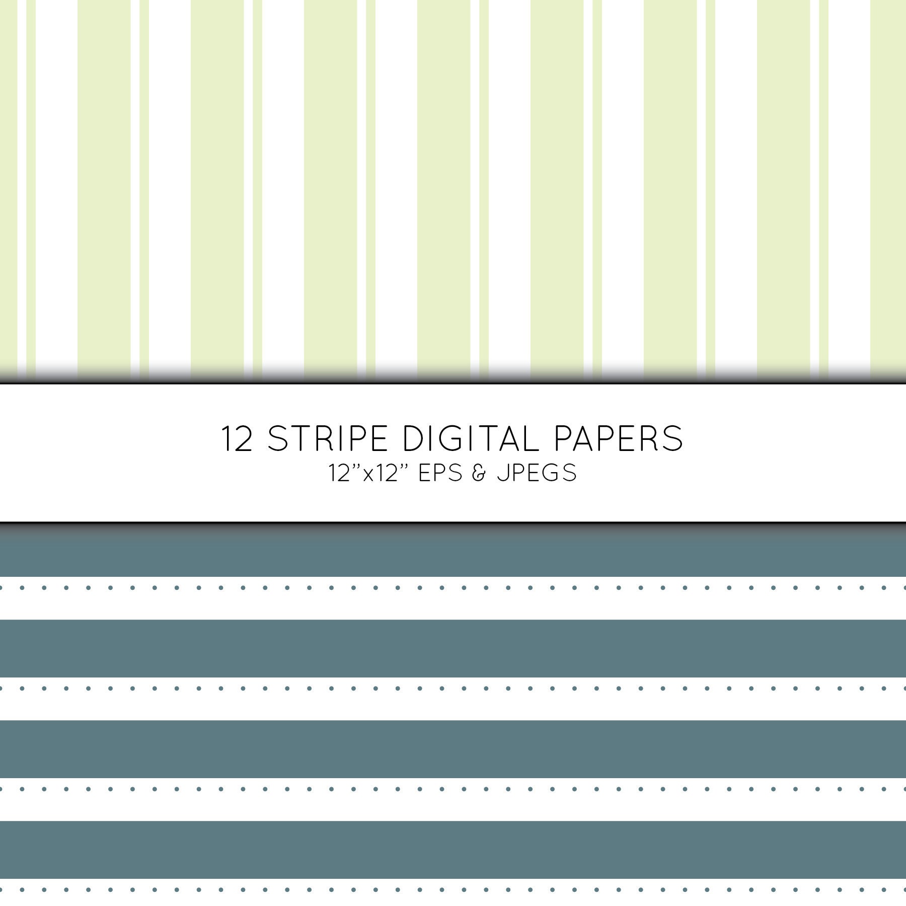 Stripe Digital Paper Striped Scrapbook Paper Stripes Digital | Etsy
