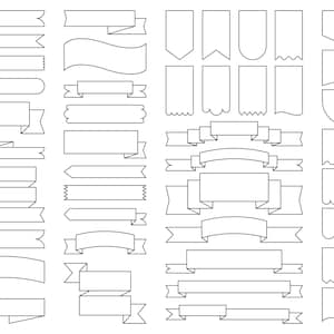 Digital Ribbons Clipart, Digital Labels, Digital Banner Clip Art ...