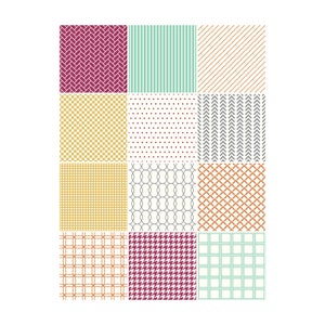 Geometric Digital Paper, Geometric Scrapbook Paper, Digital Paper Pack ...