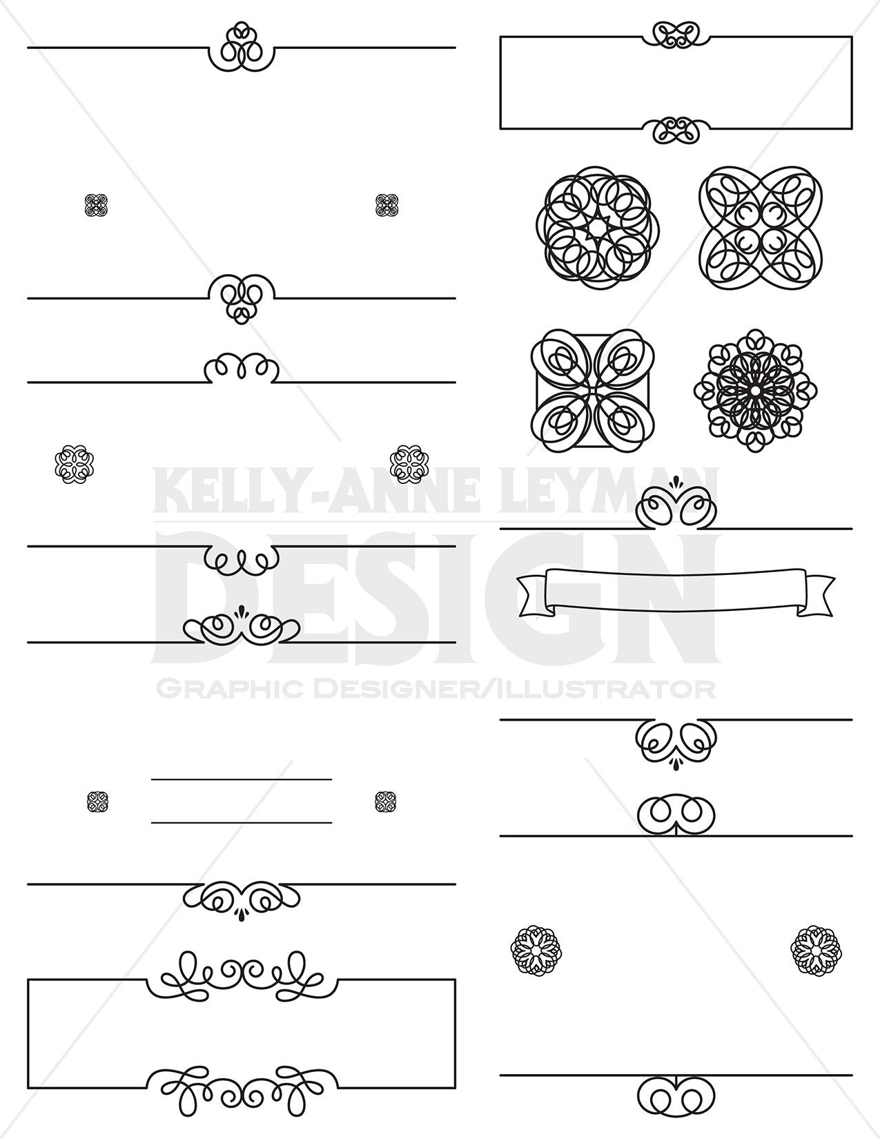 Digital Frames Labels Clipart Digital Borders Digital Clip - Etsy