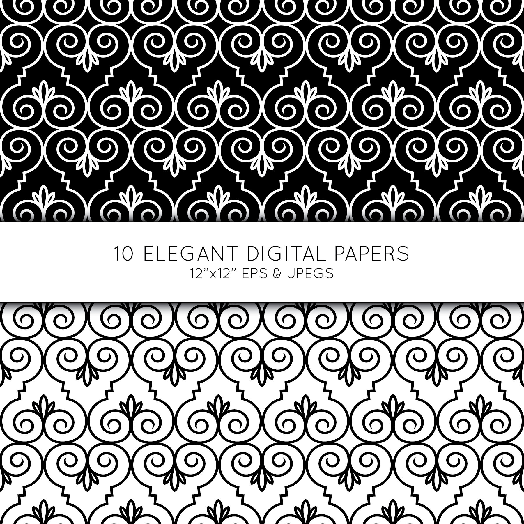 Geometric Digital Paper Geometric Scrapbook Paper Digital | Etsy
