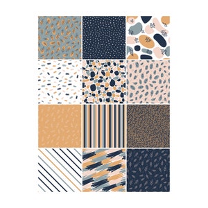 Abstract Digital Paper, Modern Scrapbook Paper, Boho Digital Paper Pack ...