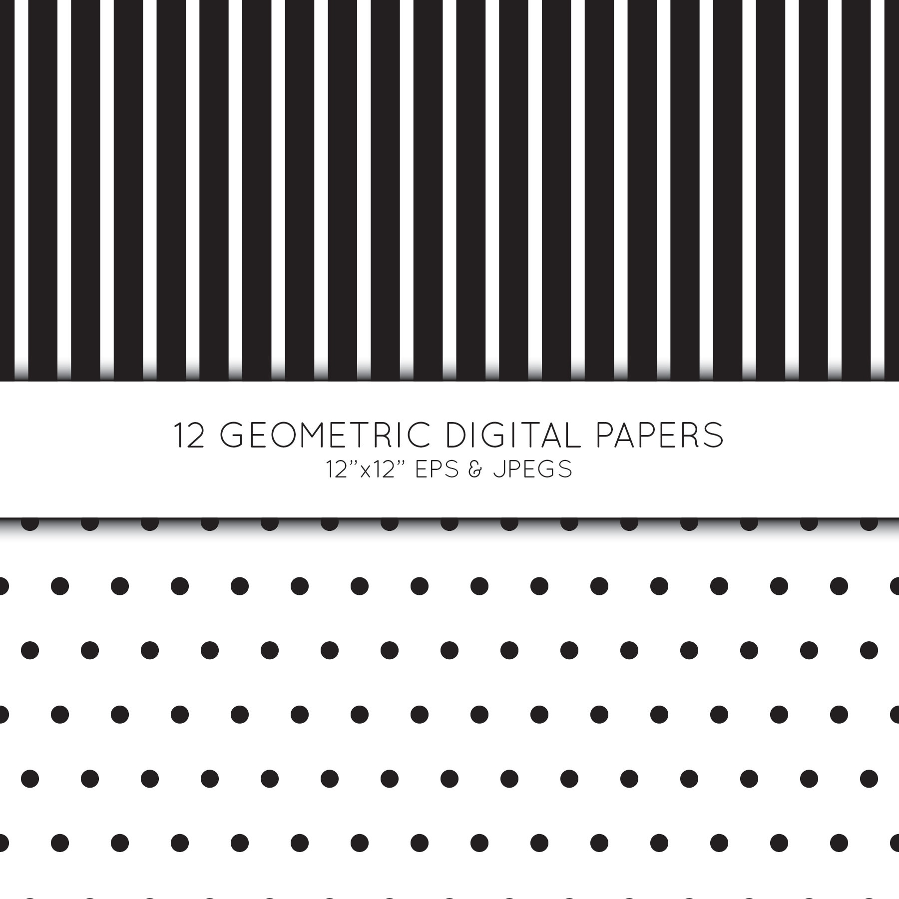Geometric Digital Paper Geometric Scrapbook paper digital | Etsy
