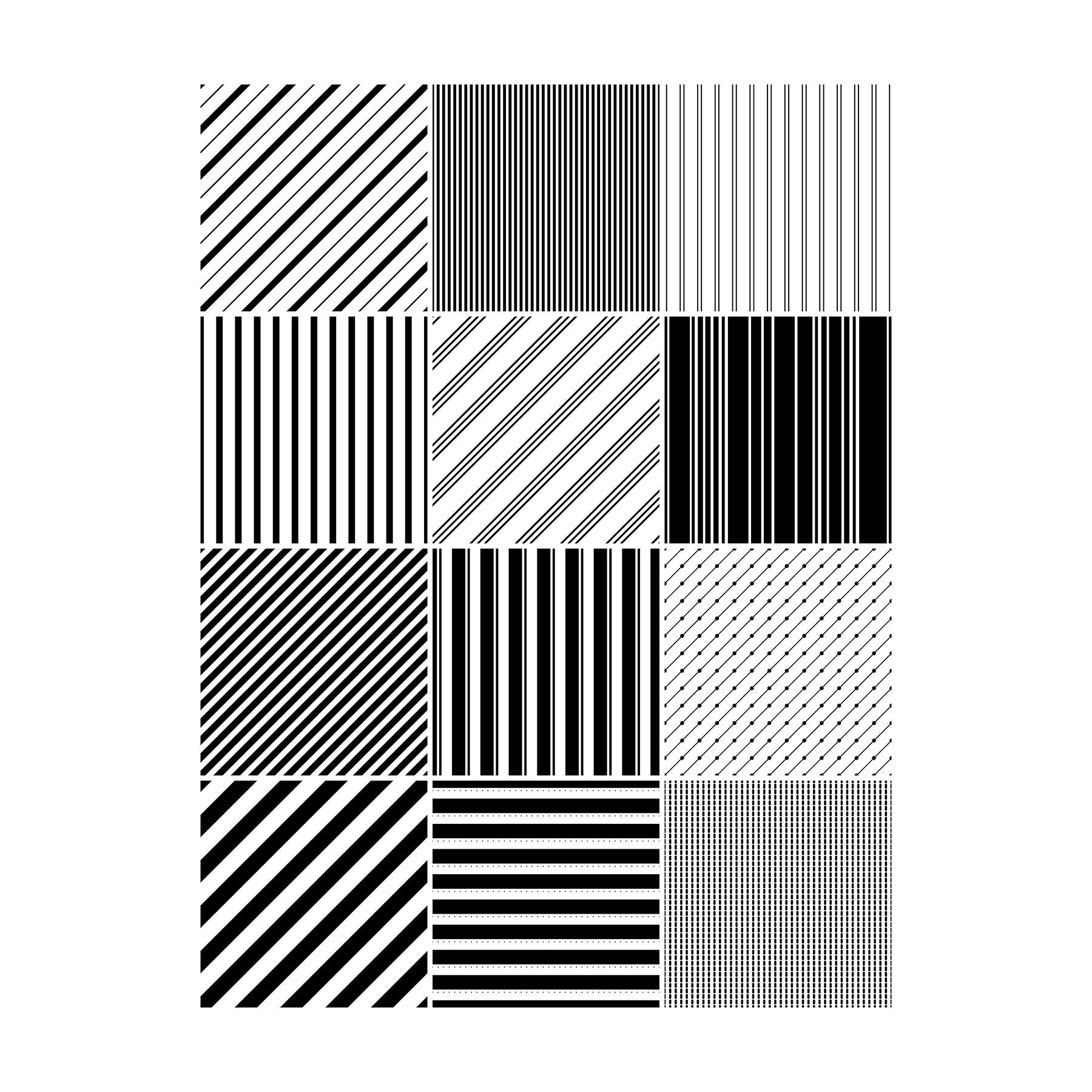 Stripe Digital Paper, Striped Scrapbook Paper, Stripes Digital Paper ...