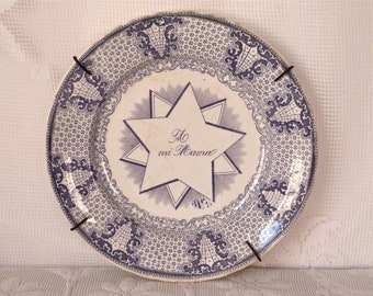 French Talking Plate - Etsy
