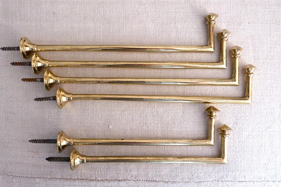 6 French Curtain Tie Back - Brass Curtain Tie Back - French Mansion ...