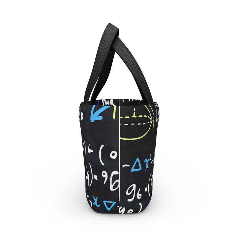 Math Symbols Canvas Lunch Bag, Geometry Equations Teacher Gift - Etsy