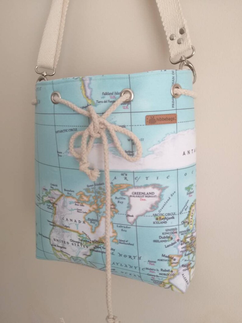 Worldmaps Shoulder Bag Student Atlas Bag World Maps Printed | Etsy