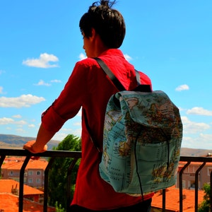 First Day of School Backpack, Canvas Backpack, Travel Bag, Hipster ...