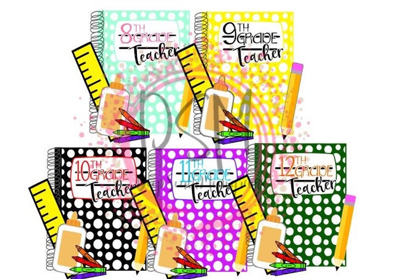 Back to School Teacher Grade Composition Notebook Digital | Etsy