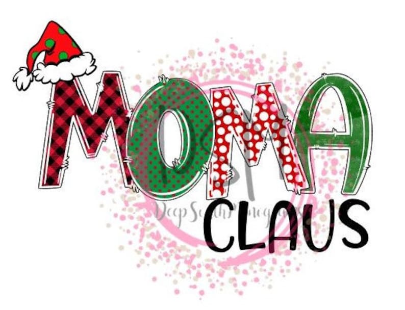 MOMA Claus Sublimation Download PNG SVG Digital Print and Cut File - Etsy