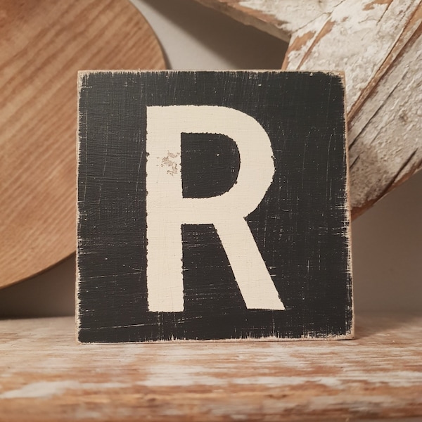 Wooden Letter R - Etsy