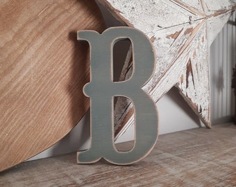Wooden letter b | Etsy