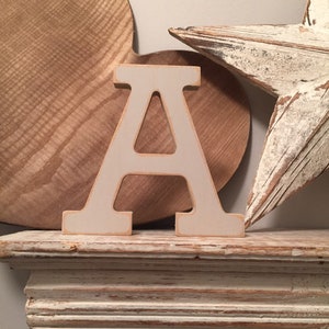 Wooden Letter A Personalised Name Letter Nursery Decoration Ideas ...