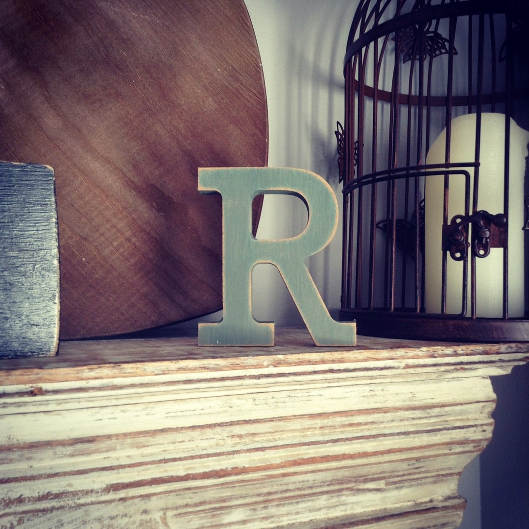 Wooden Letter R – Personalised Name Letter – Nursery Decoration Ideas ...