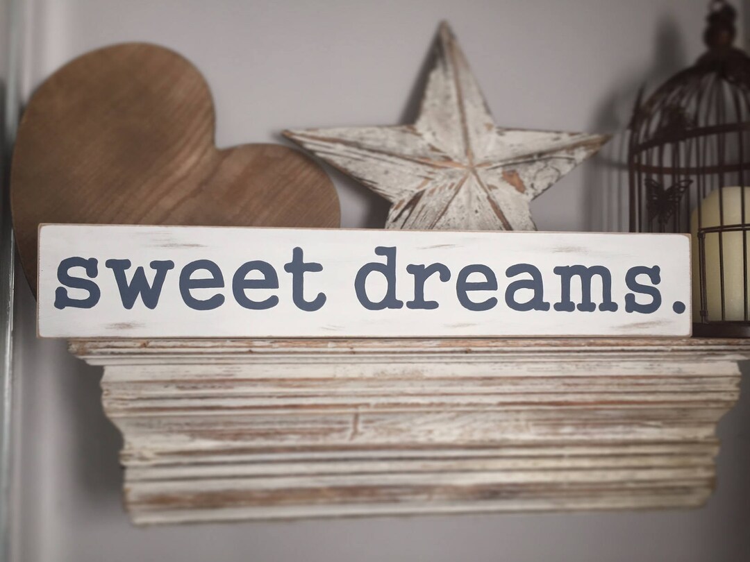 Wooden Sign - Sweet Dreams - 60cm - Etsy