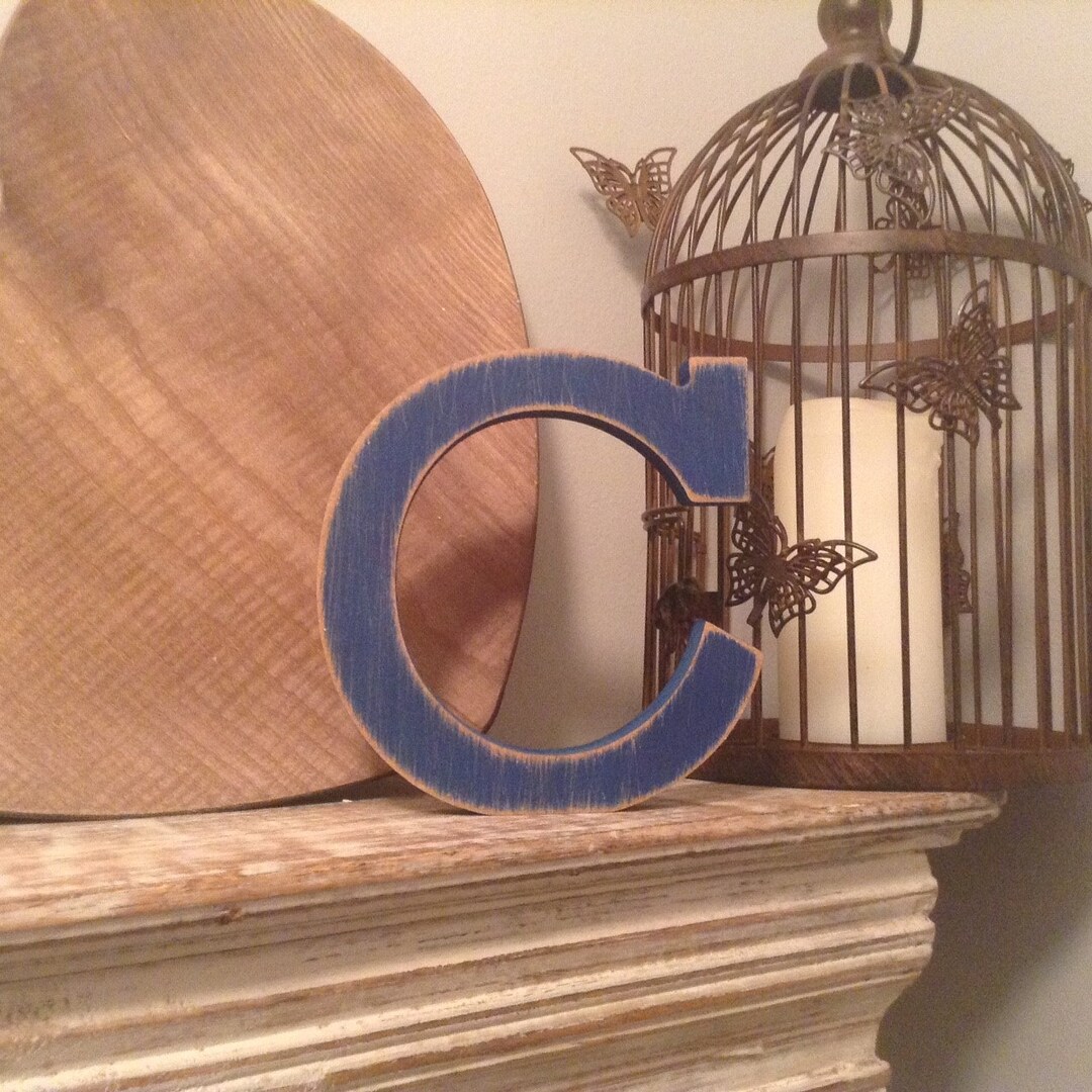 Wooden Letter C – Personalised Name Letter – Nursery Decoration Ideas ...