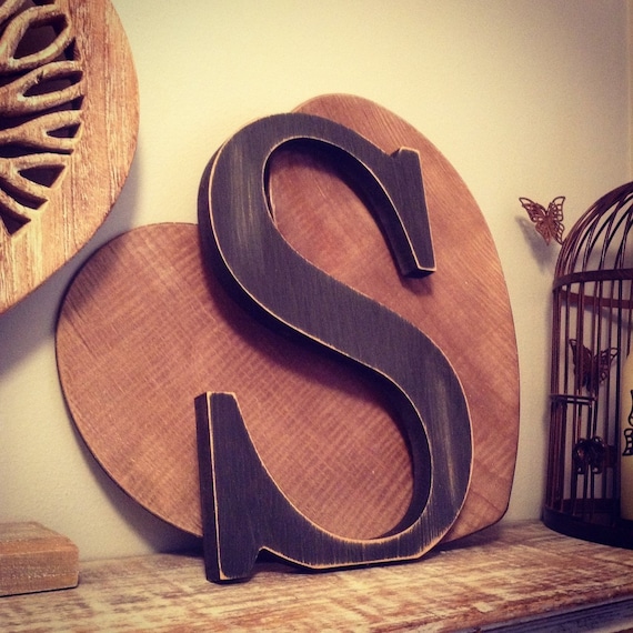 Wooden Letter S Personalised Name Letter Nursery | Etsy