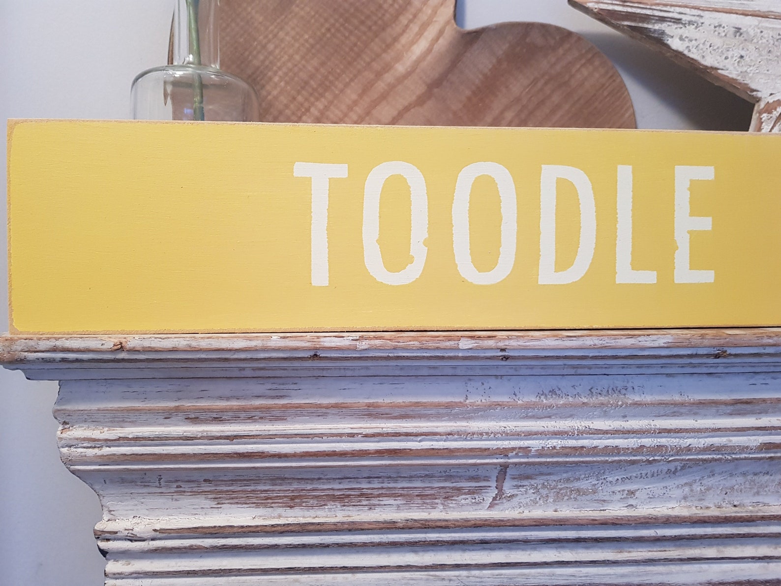 Handmade Wooden Sign TOODLE PIP Rustic Vintage Shabby - Etsy UK