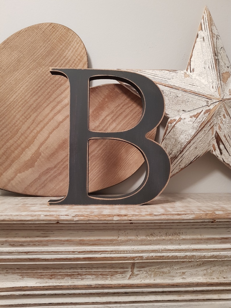 Wooden Letter B Personalized Name Letter Nursery - Etsy