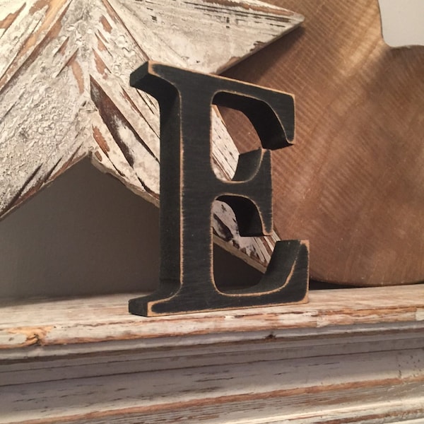 Wooden Letter E - Etsy